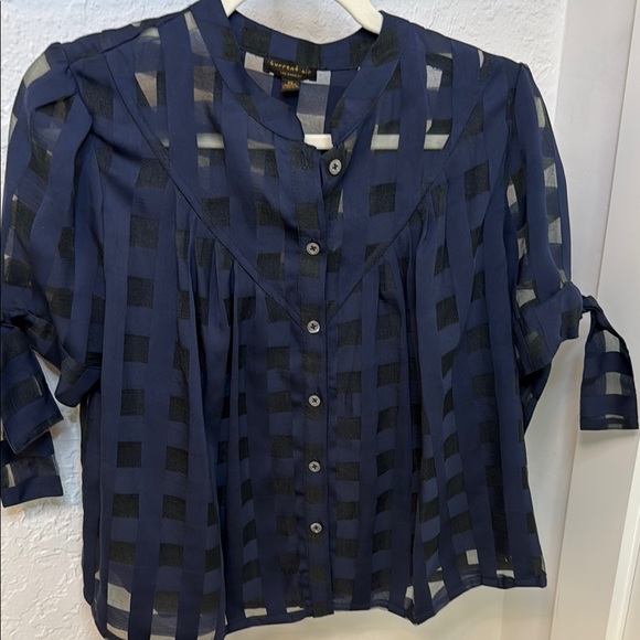 Current Air | Tops | Current Air Sheer Blouse | Poshmark
